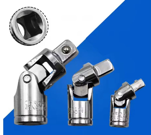 3 Pcs Socket Adapter Hand Tool 1/2 3/8 1/4 360 Degree Socket Wrench St ...